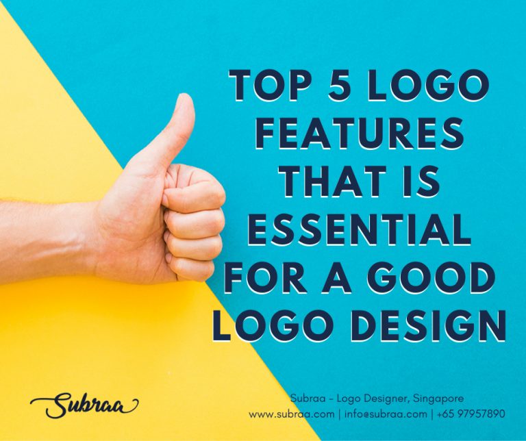 Top 5 logo features that is essential for a good logo design