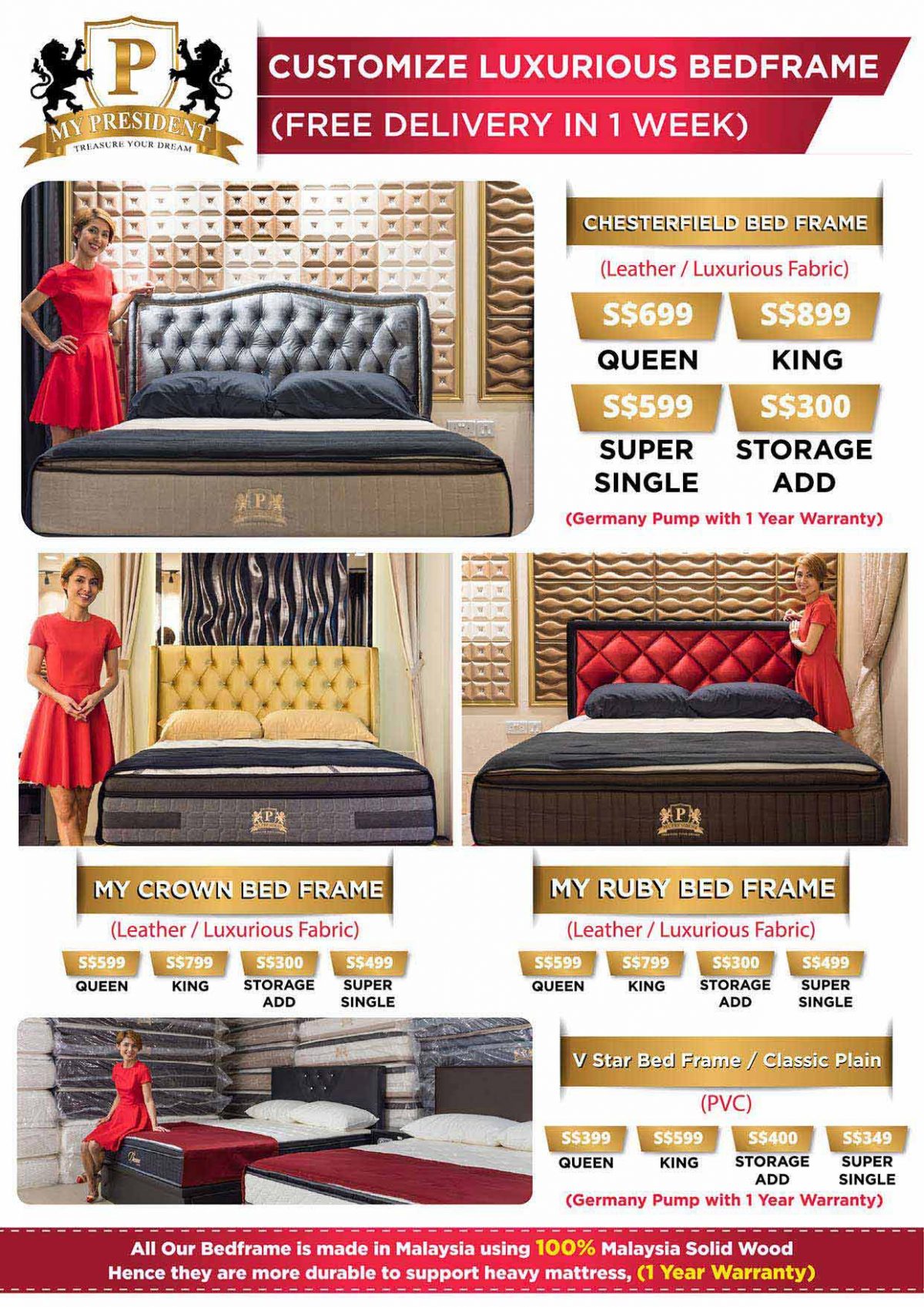 Flyer Design for Bed Frame - #1 Premier Freelance Web Designer & Web ...