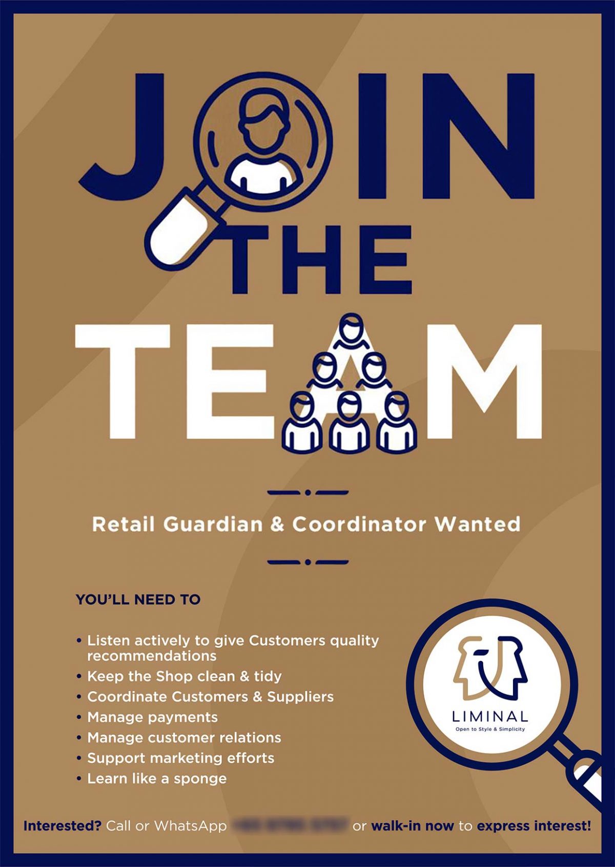 Flyer Design for Liminal - Join the Team - #1 Premier Freelance Web ...