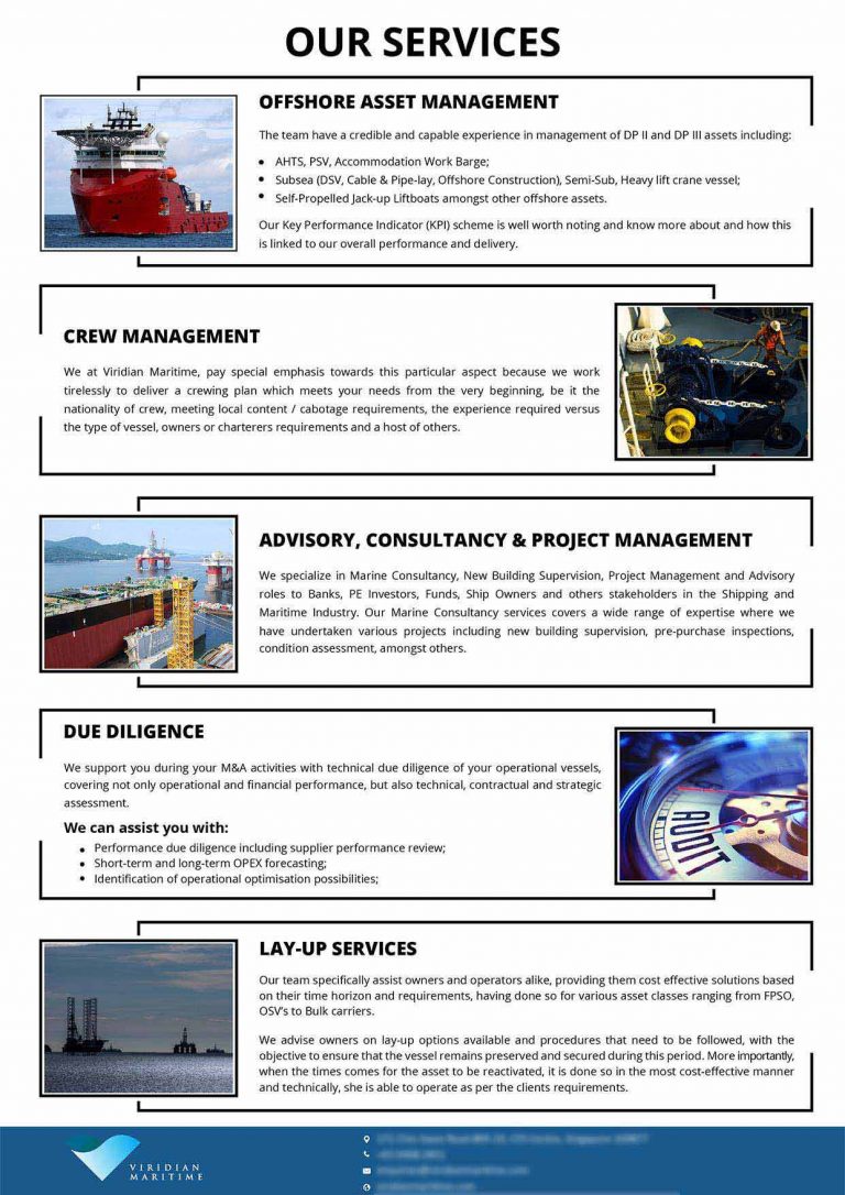 Flyer Design for Maritime Services Company - #1 Premier Freelance Web ...
