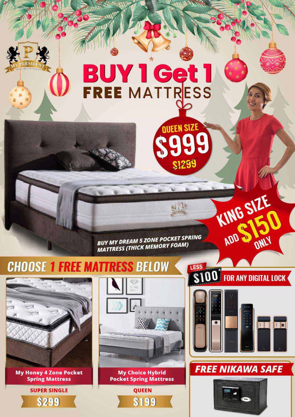 Flyer Design for Mattress Christmas Promotions - #1 Premier Freelance ...