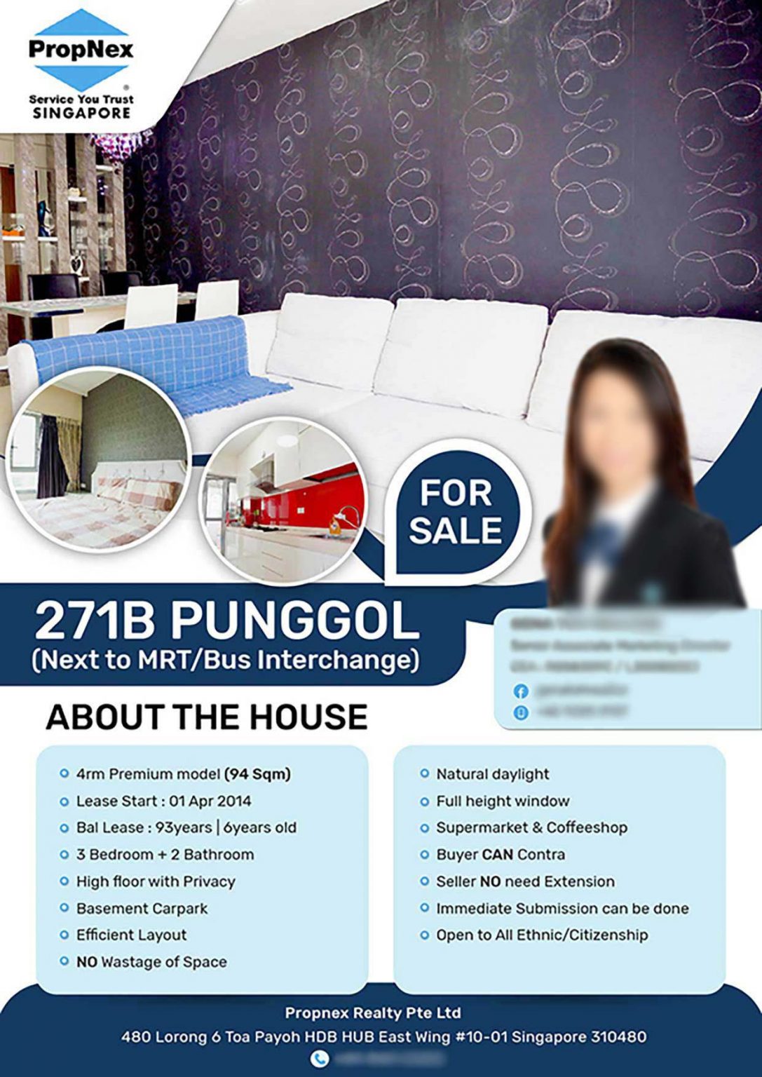 Flyer Design for Property Agent in Singapore - #1 Premier Freelance Web ...
