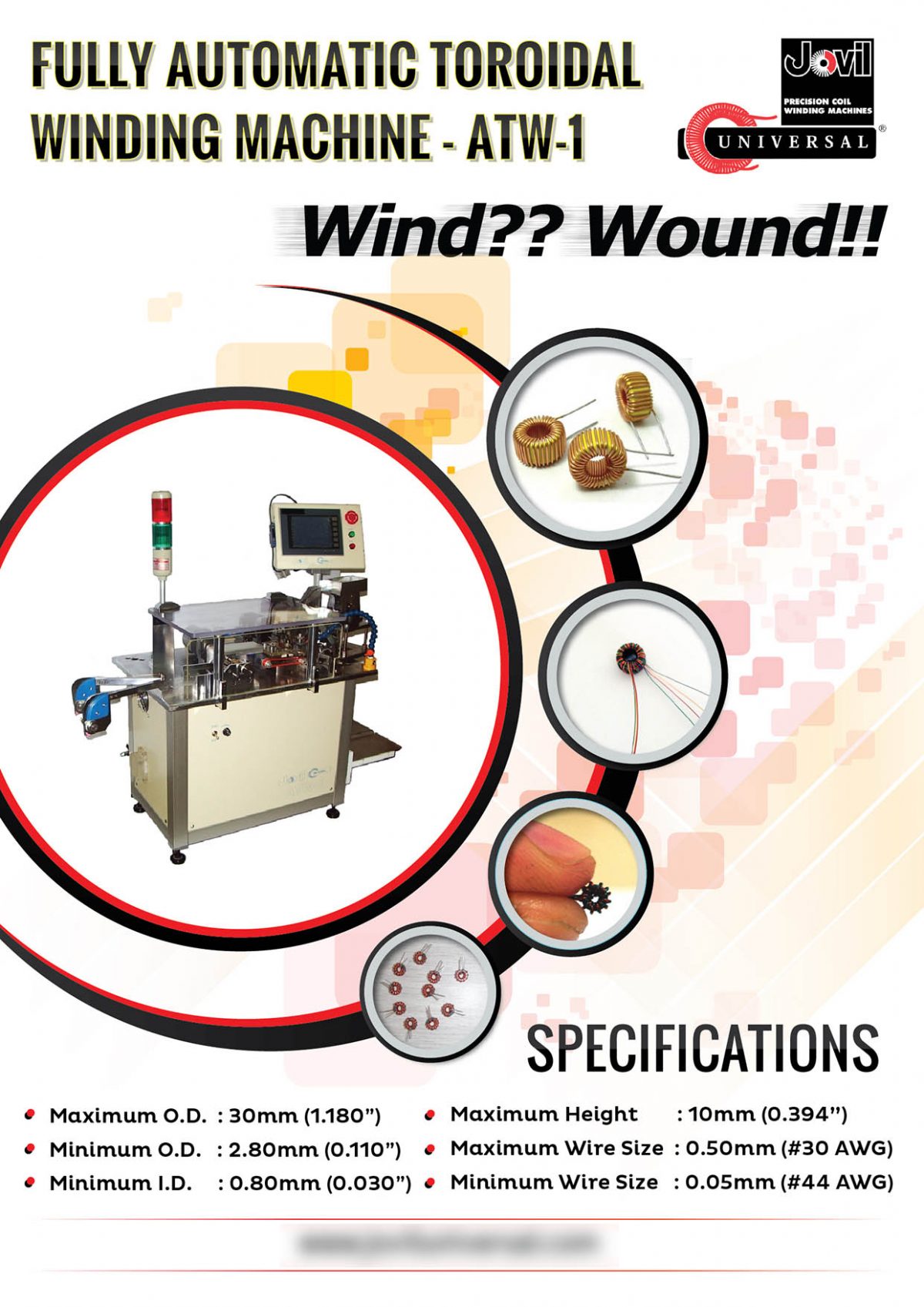 Flyer Design for Toroidal Winding Machine Product - #1 Premier ...